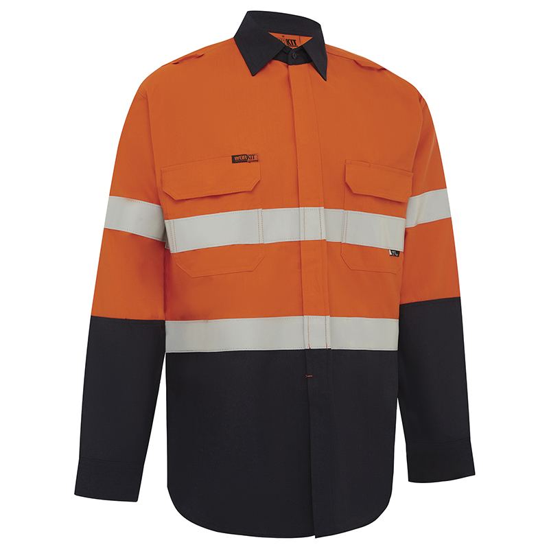 Flarex PPE1 FR Inherent 155gsm Lightweight Taped Shirt - WORKIT Workwear