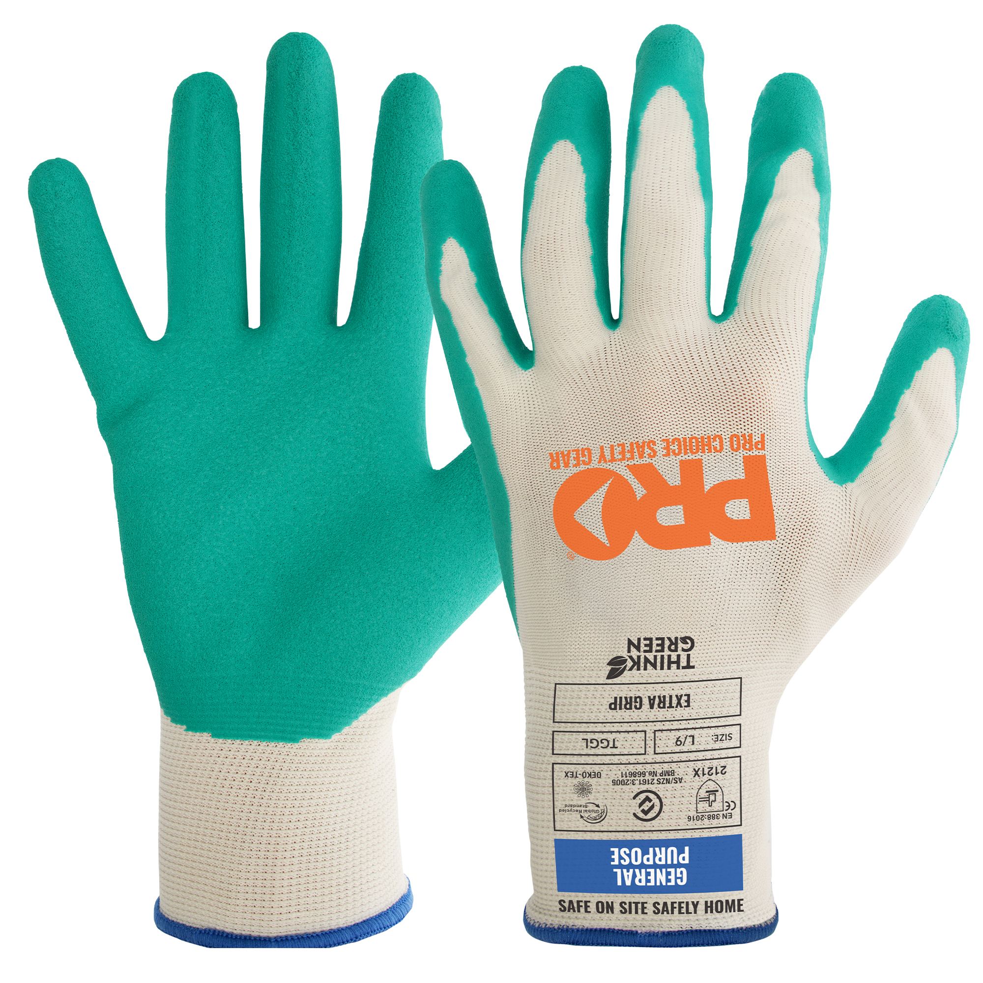 Think Green Latex Grip Recycled Glove - Pro Choice Safety Gear